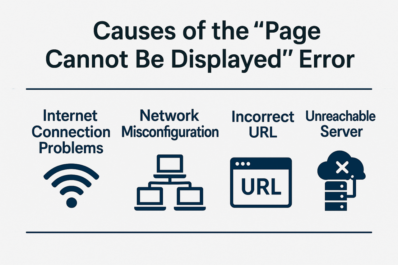 Why You See “Page Cannot Be Displayed” — and How to Fix It